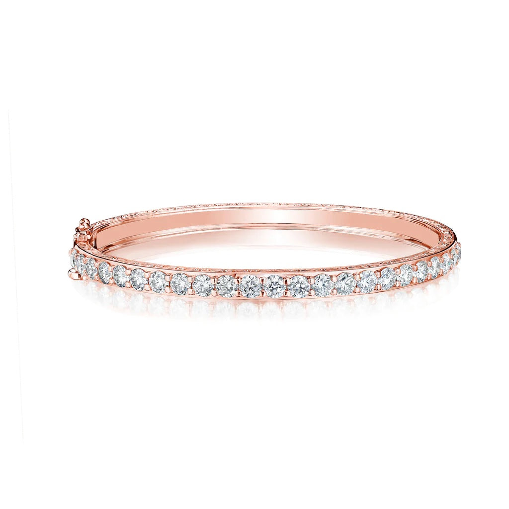 Penny Preville 18k Rose Gold Classic Diamond Bracelet – Brown & Company Jewelers